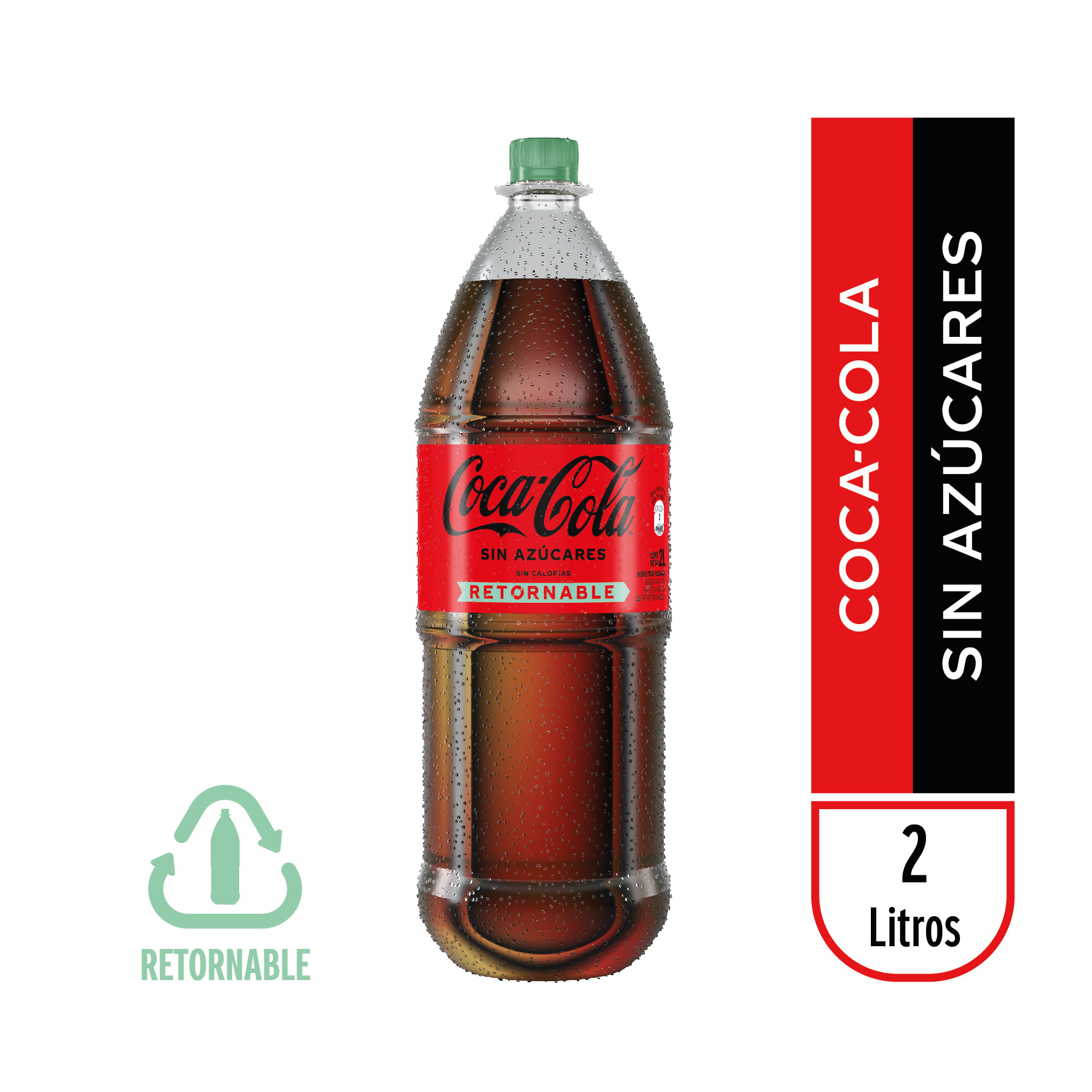 Coca-Cola sin azúcar retornable 2 L - Refill - Mi Portal