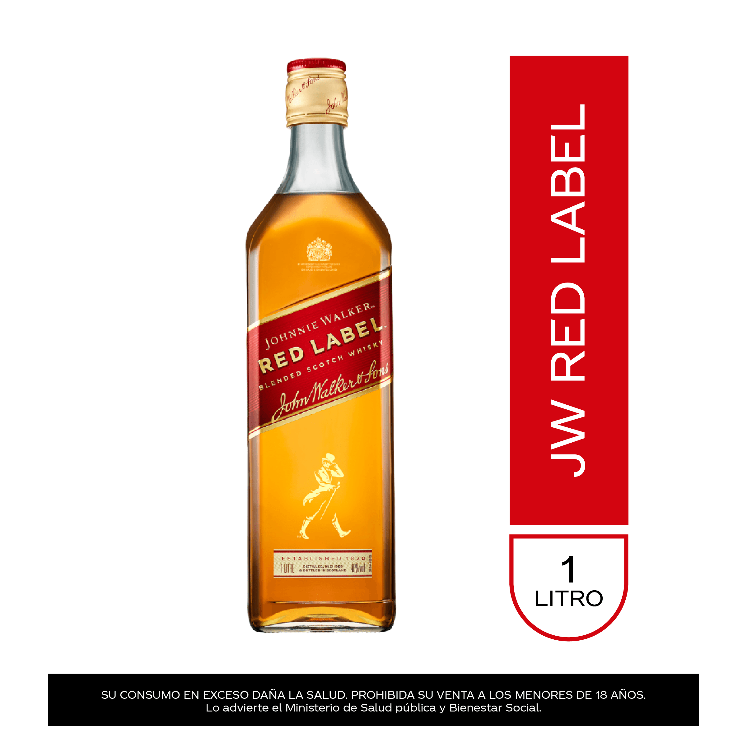 Johnnie Walker Red Label 1 L - Mi Portal